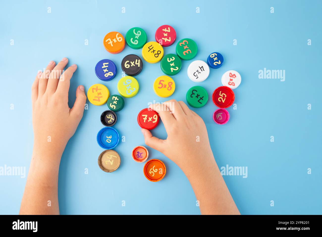 Learn the multiplication tables in an interactive way, free math ...