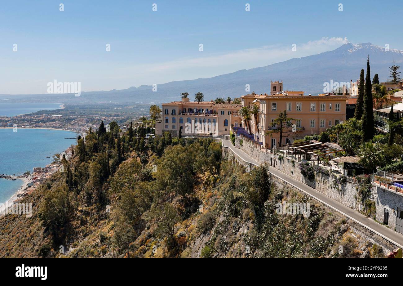 Mount Etna & the San Domenico Palace, Four Seasons Hotel , Taormina ...