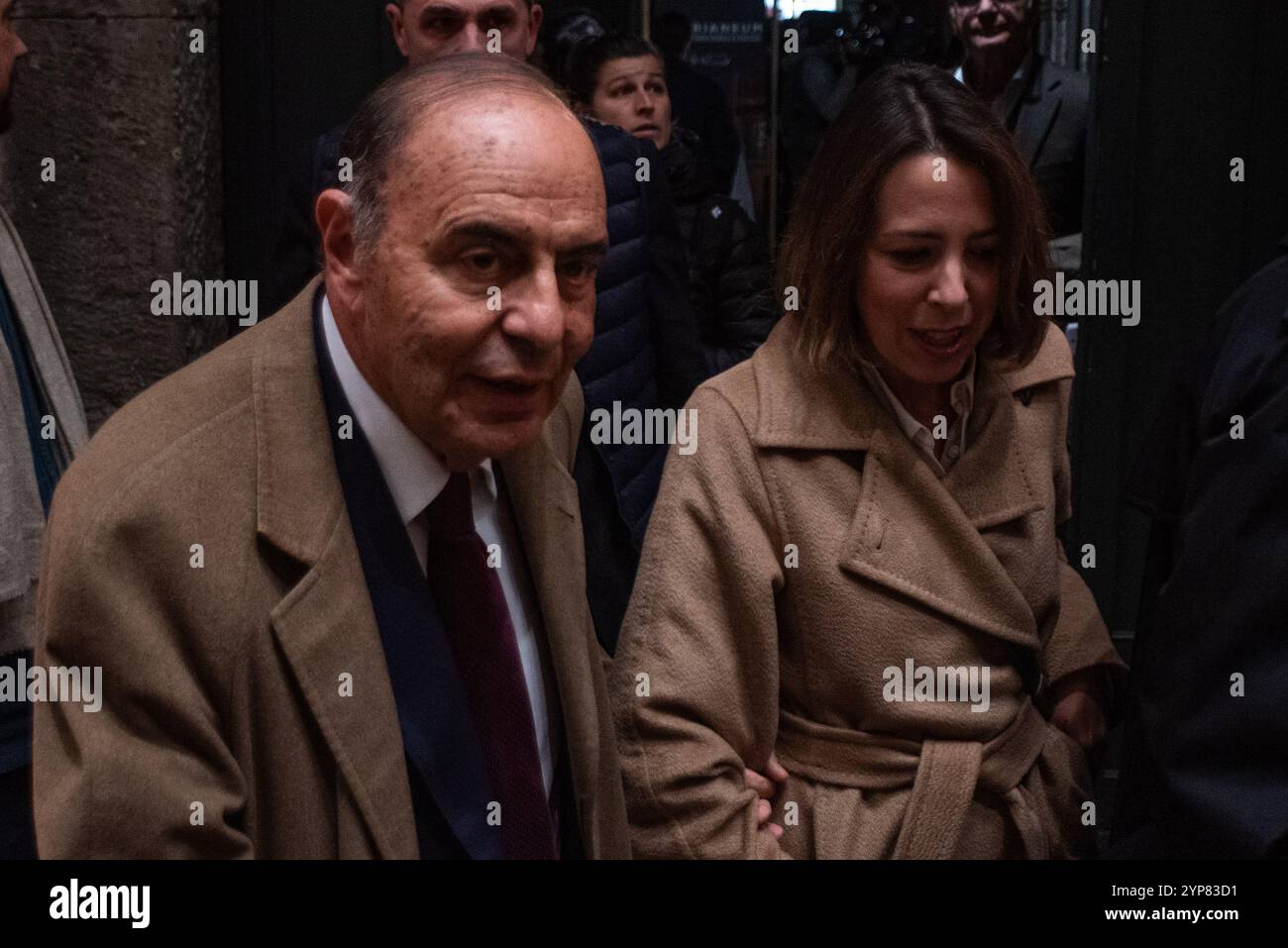 Bruno Vespa and Agnese Pini attend the presentation of Bruno Vespa's ...