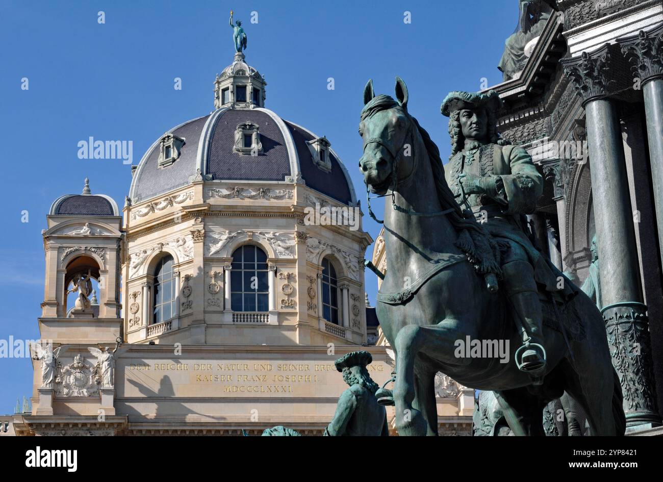 Statue of Field Marshal Ludwig Andreas von Khevenhüller, part of Vienna ...