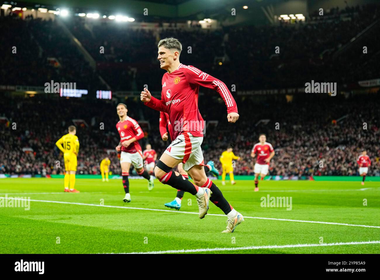 Manchester, United Kingdom 20241128. Manchester United's Alejandro ...
