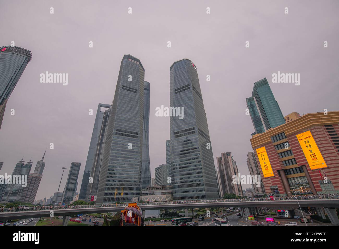 Shanghai, China - December 30, 2022: Modern high-rise buildings in ...