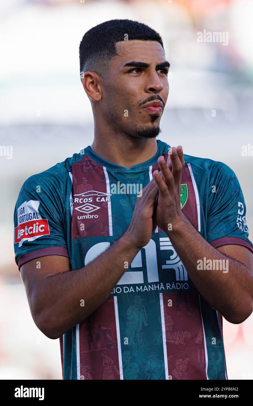 Danilo Veiga seen during Liga Portugal game between teams of CF Estrela ...