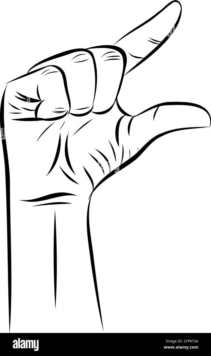 Hand Sign language alphabet gestures, Deaf-mutes hand language, Hand ...