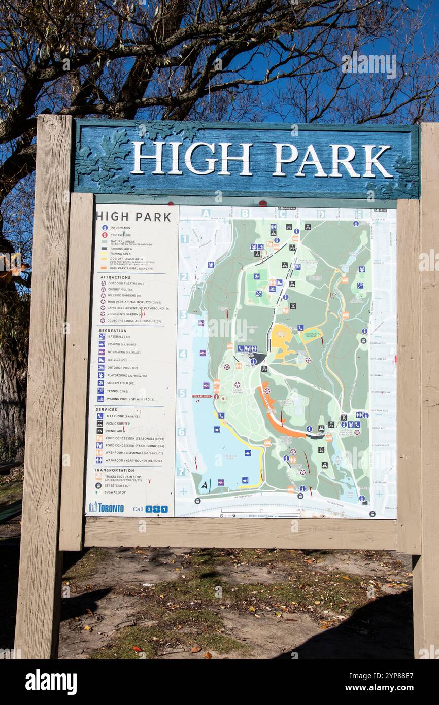 Information map sign west hi-res stock photography and images - Alamy