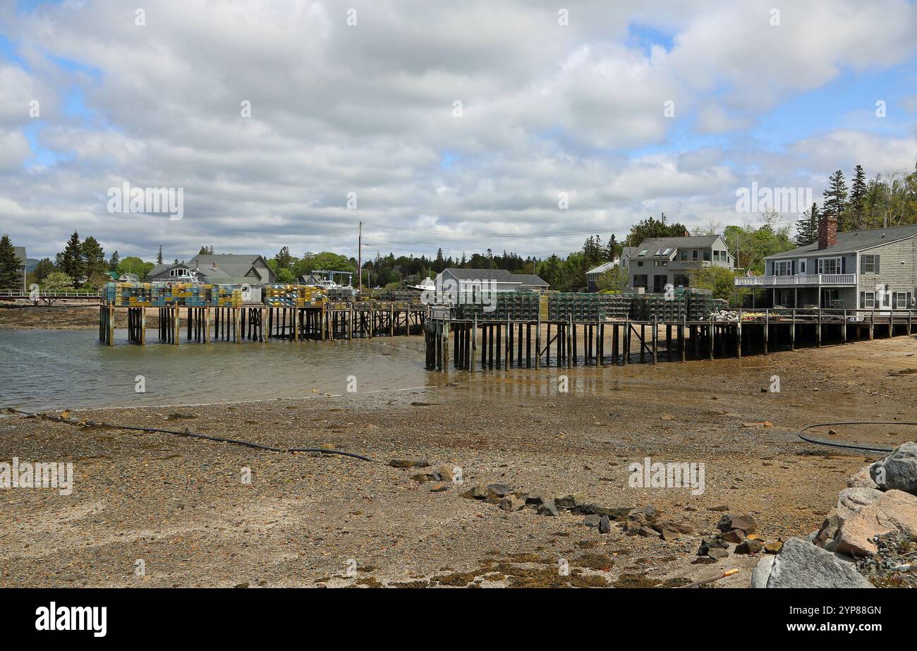 Little Island Marine, Maine Stock Photo - Alamy