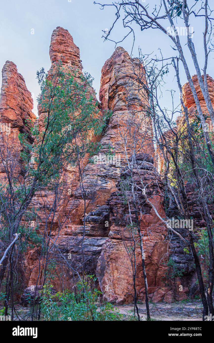 A dirt path takes you through the strange and beautiful sandstone rock ...