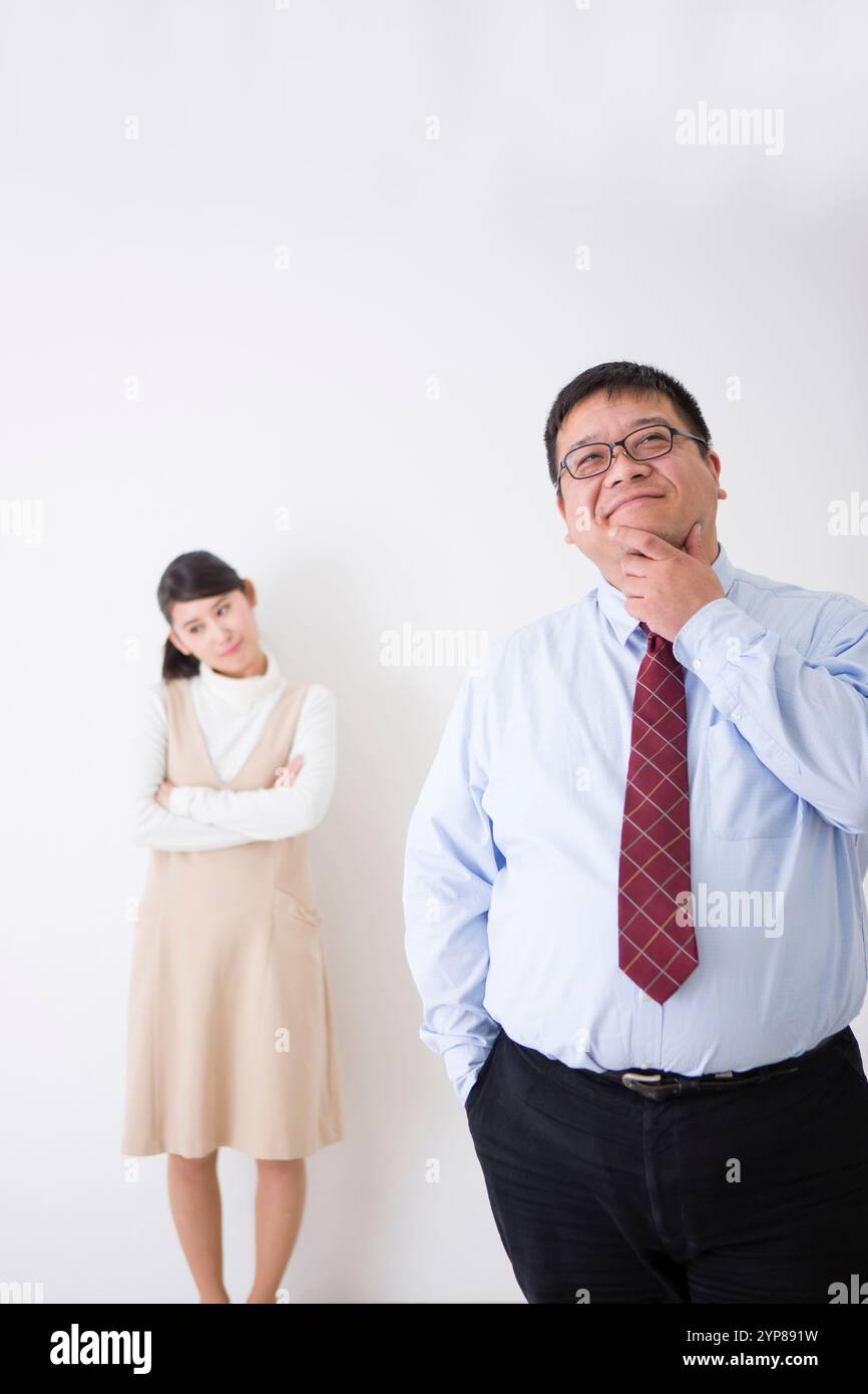 Couple age difference child hi-res stock photography and images - Alamy