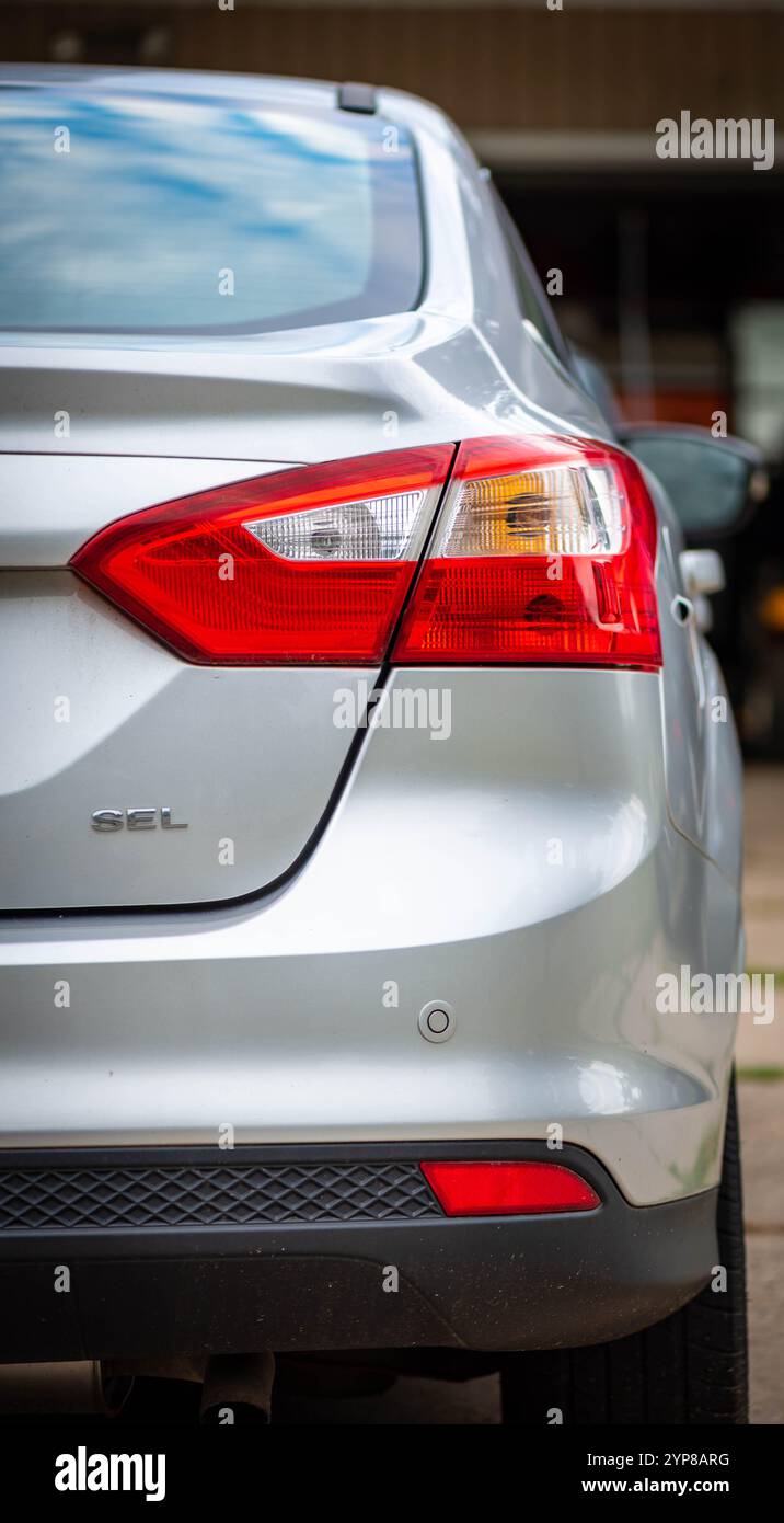 Silver compact car hi-res stock photography and images - Alamy