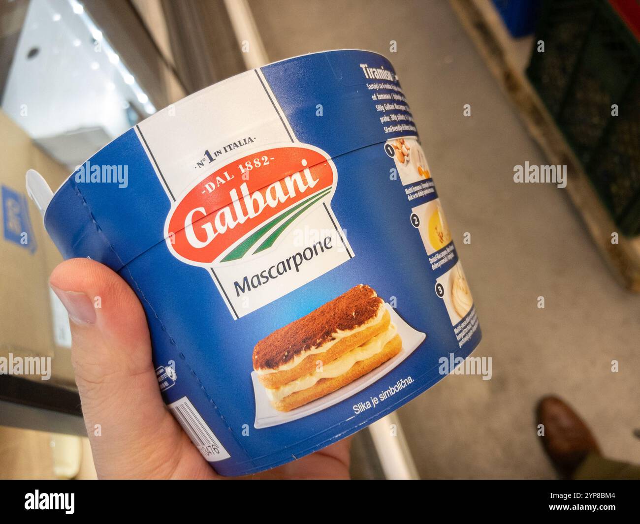 Galbani sign hi-res stock photography and images - Alamy