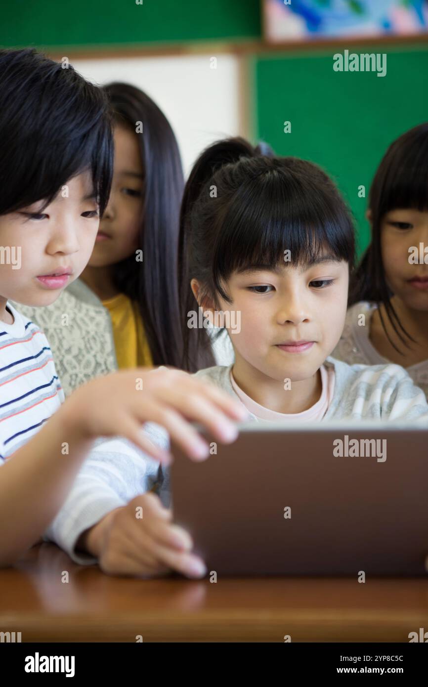 After school japanese child children hi-res stock photography and ...