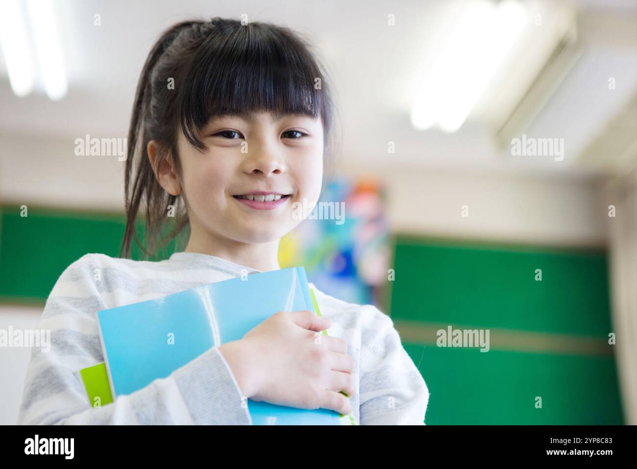 Primary school pupil in classroom Stock Photo - Alamy