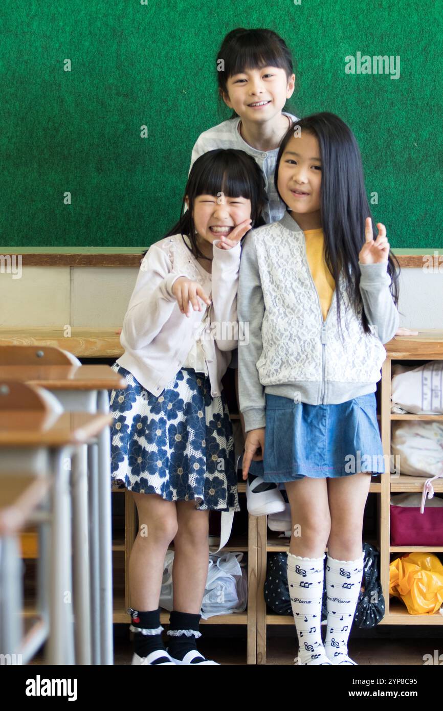 Primary school pupil in classroom Stock Photo - Alamy