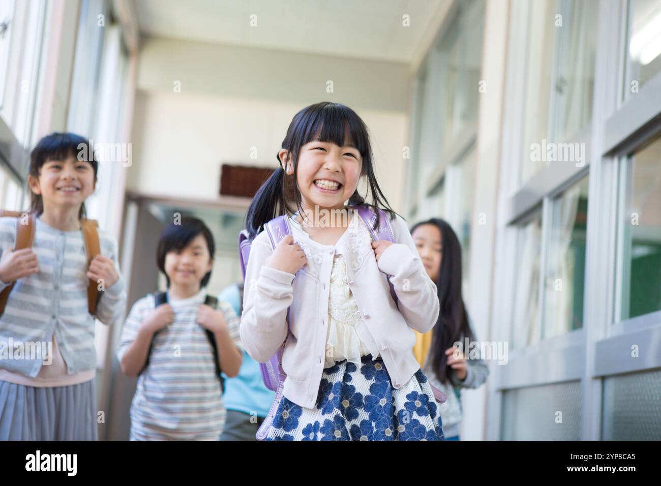 School children play return hi-res stock photography and images - Alamy
