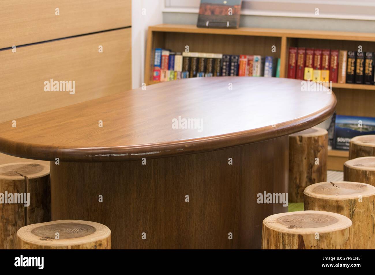 Scenery of the library Stock Photo - Alamy