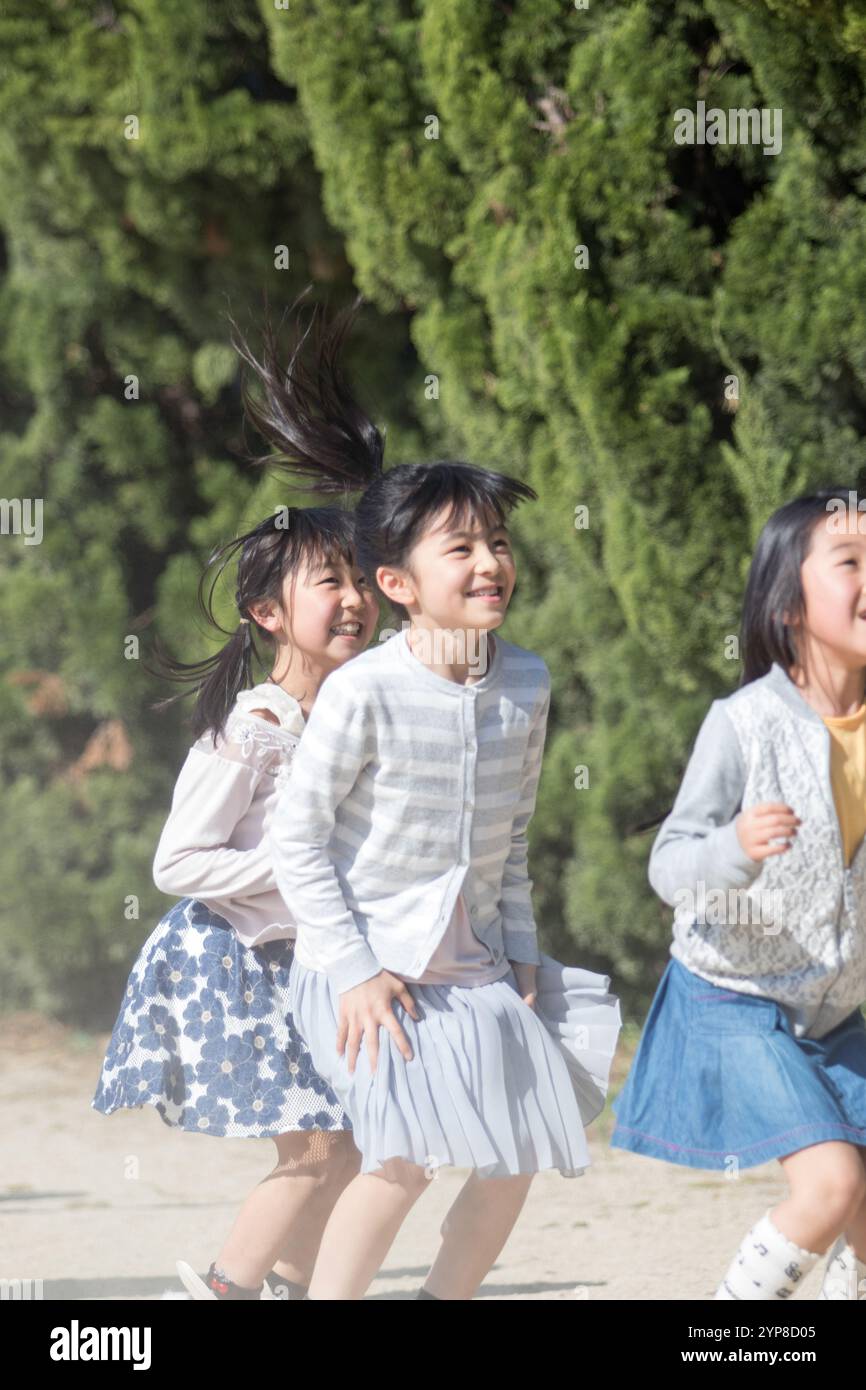 School girl skipping rope hi-res stock photography and images - Alamy