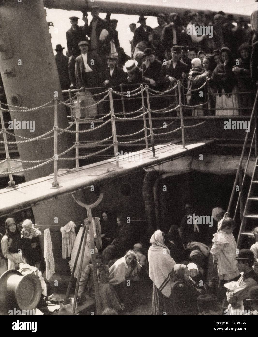 Stieglitz's The Steerage, a photo from 1907. Steiglitz was important in ...