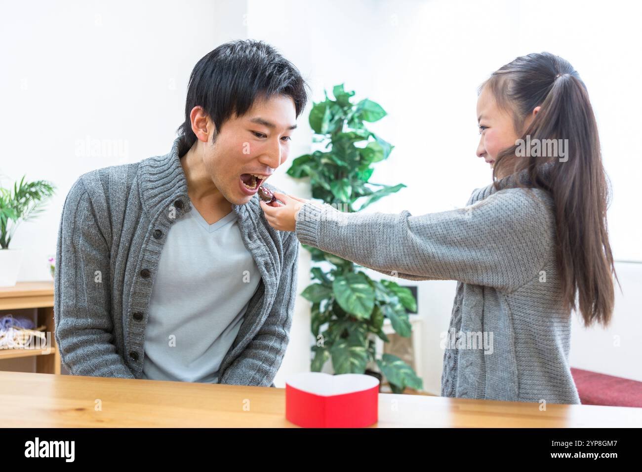 Friend chocolate hi-res stock photography and images - Alamy