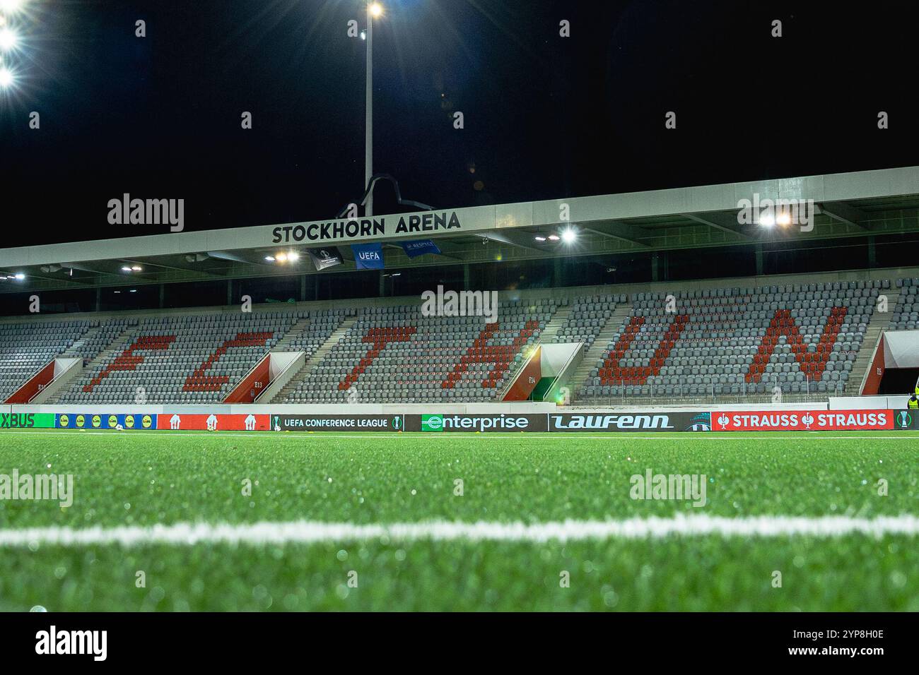 Thun, Switzerland, November 28st 2024: Stadium of FC Thun before the ...