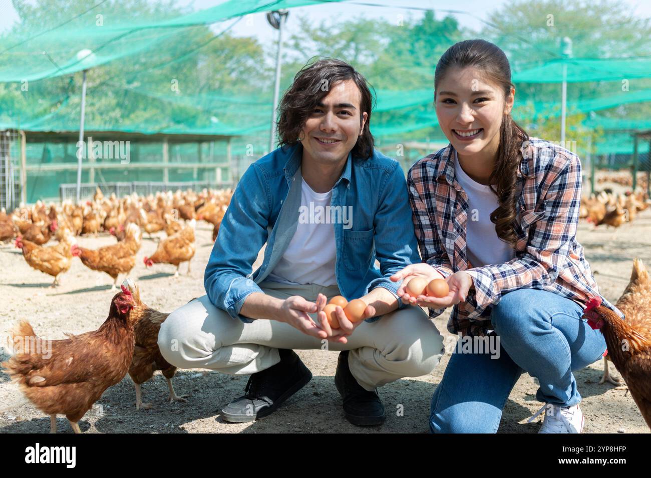 Portrait two women farm hi-res stock photography and images - Alamy