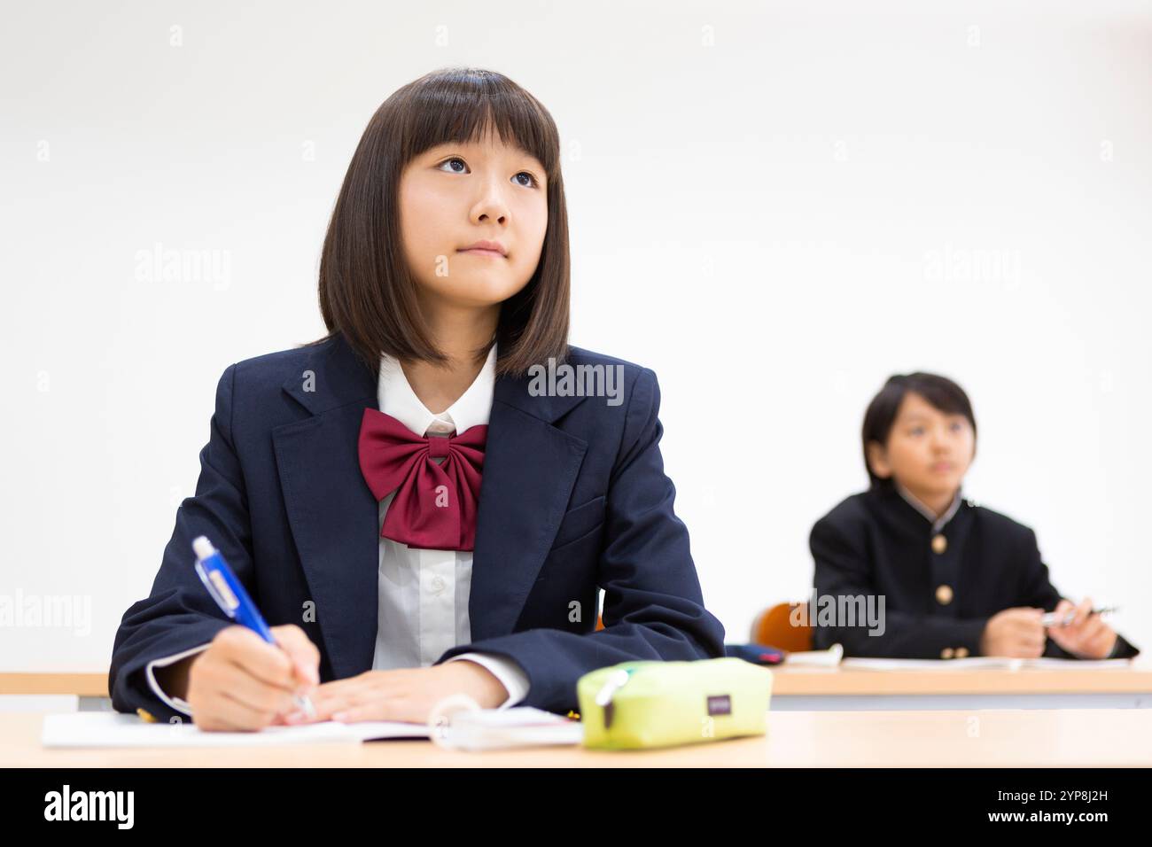 Junior high school students studying at a cram school Stock Photo - Alamy