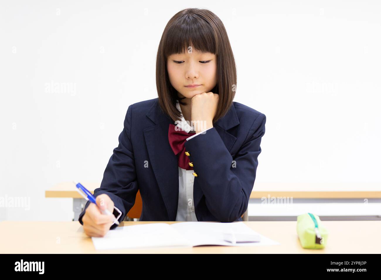 Junior high school students studying at a cram school Stock Photo - Alamy