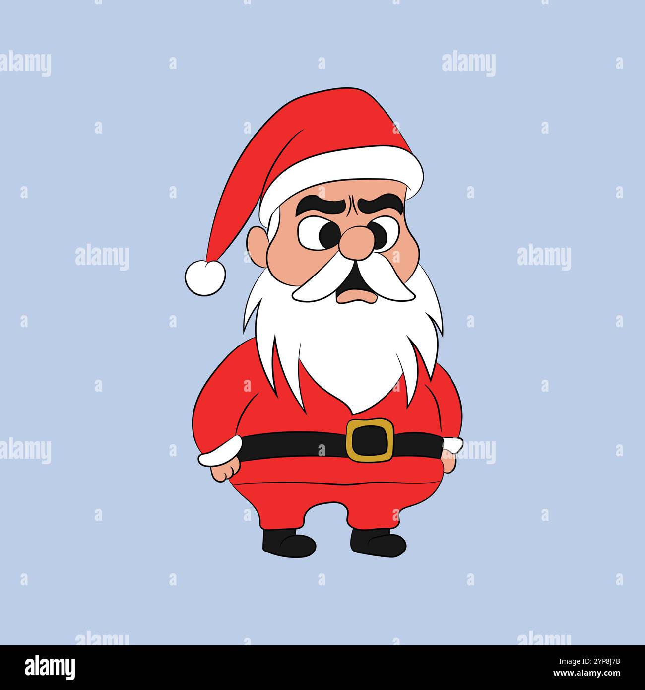 Cheering santa claus Stock Vector Images - Alamy