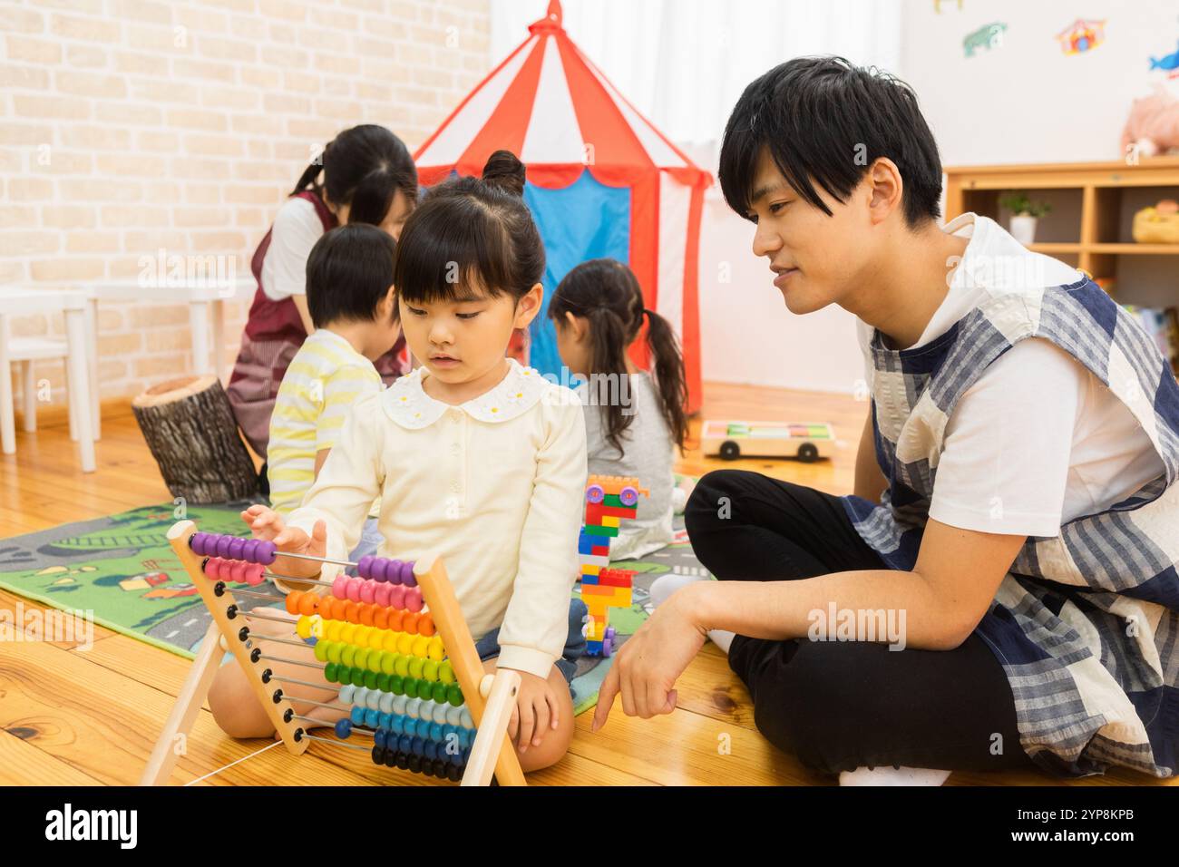School children studying numbers Stock Photo - Alamy