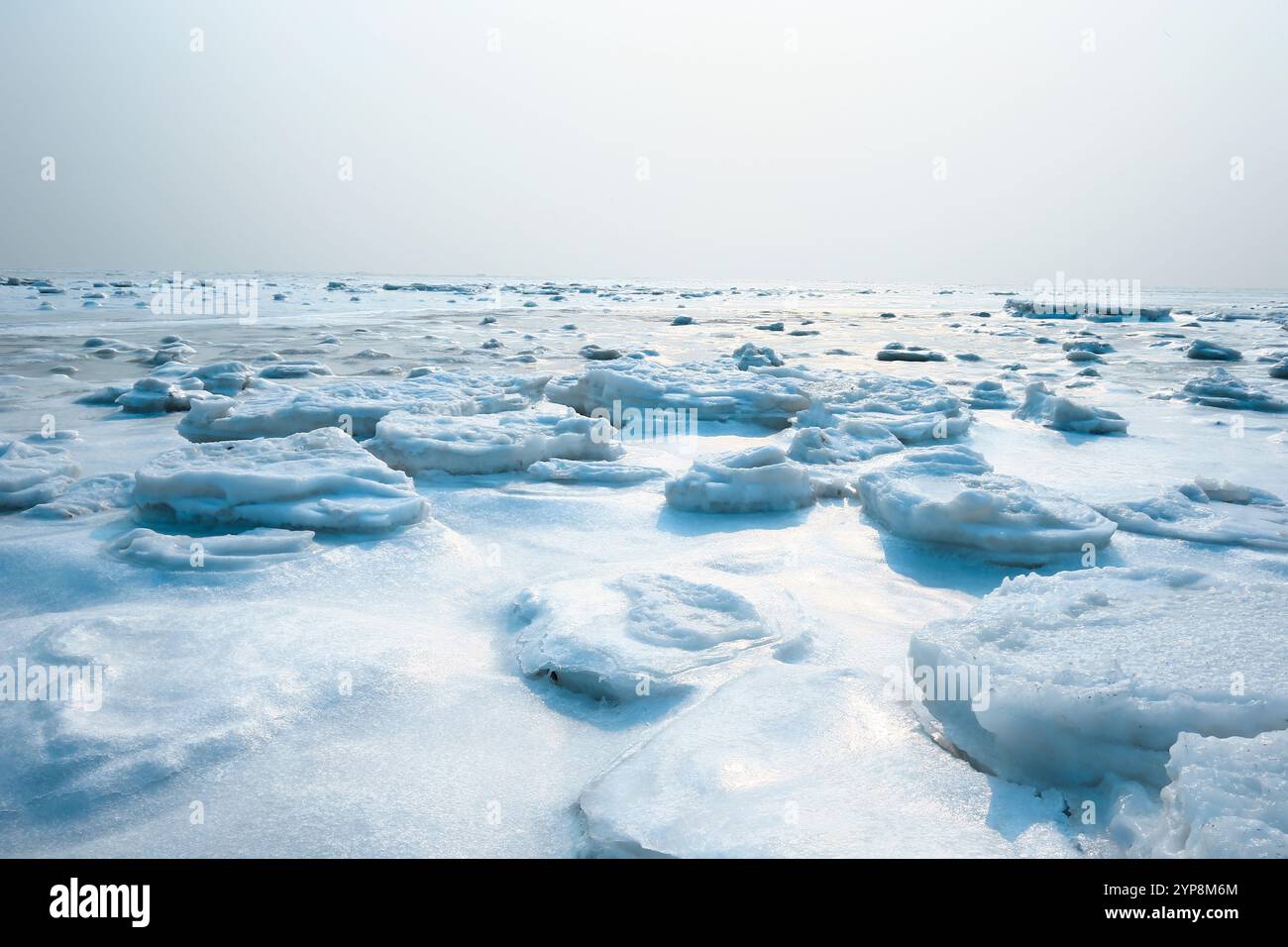 The winter sea ice Stock Photo - Alamy