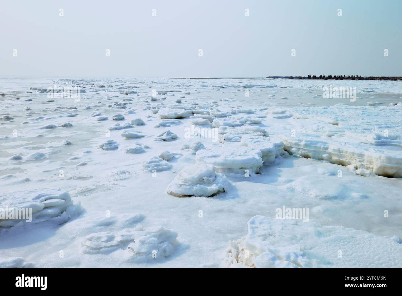 The winter sea ice Stock Photo - Alamy