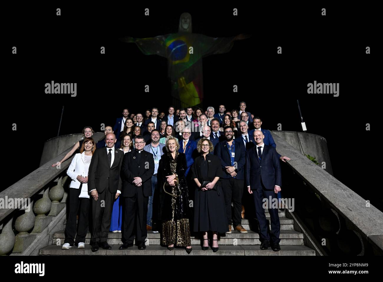 Rio De Janeiro, Brazil. 29th Nov, 2024. Princess Astrid of Belgium ...