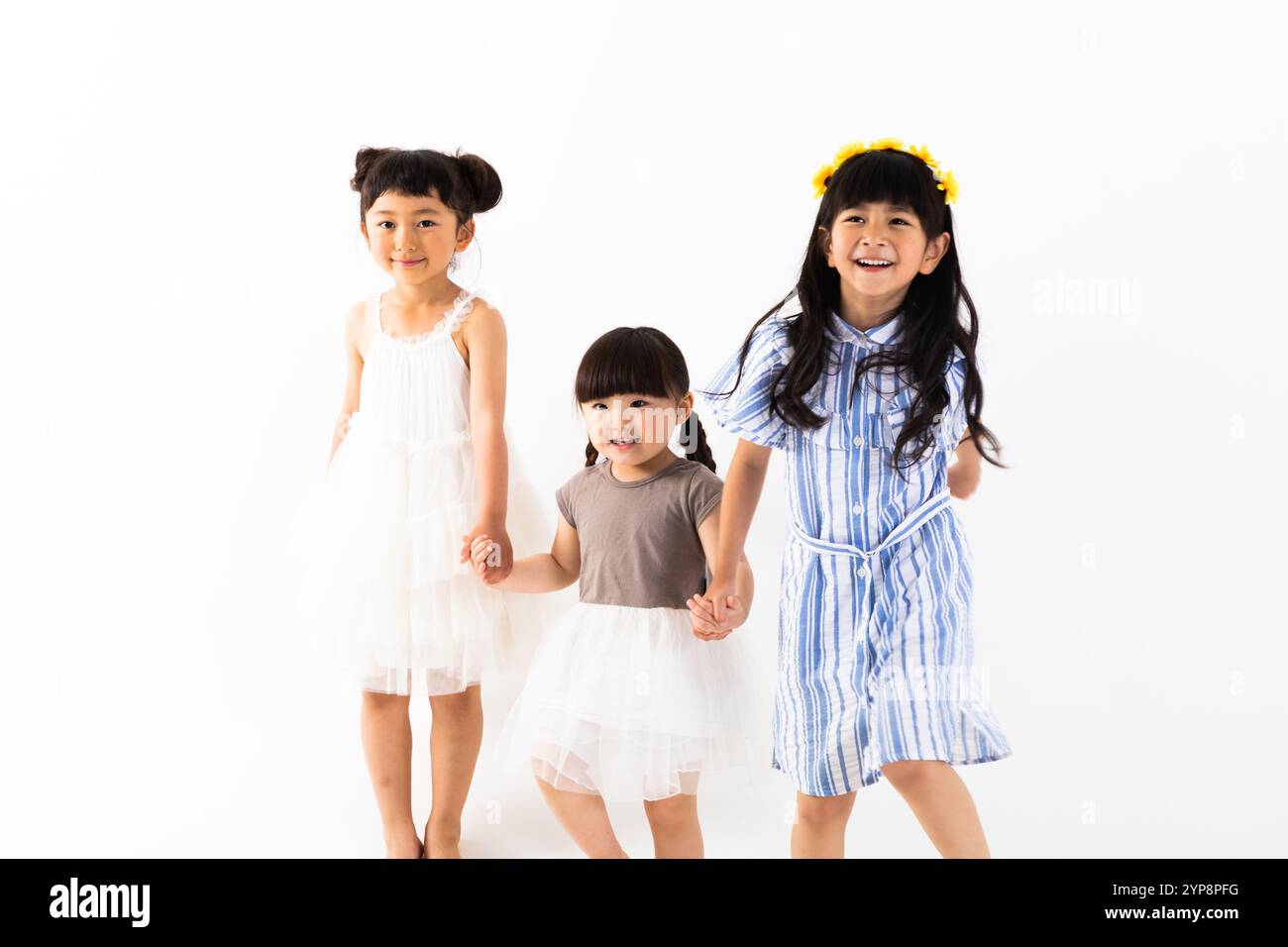 Girl playing hand in hand Stock Photo - Alamy