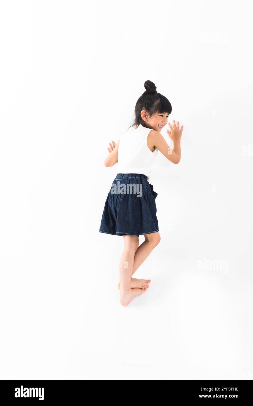 Portrait cute child girl Cut Out Stock Images & Pictures - Alamy