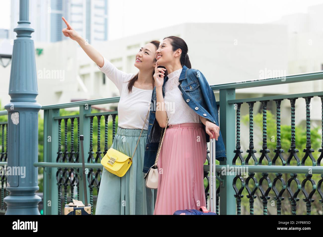 Two women sightseeing Stock Photo - Alamy