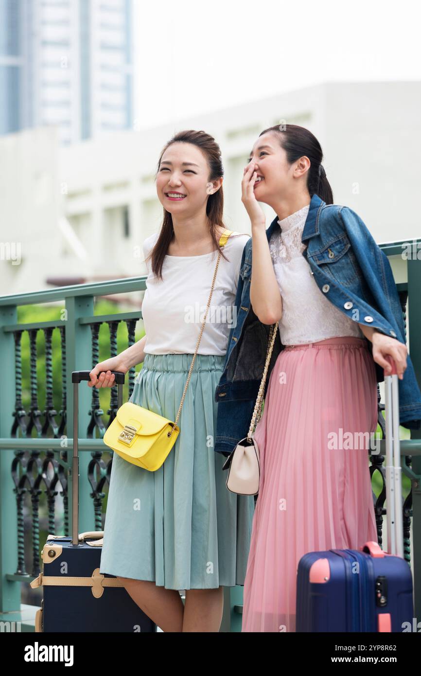 Two women sightseeing Stock Photo - Alamy