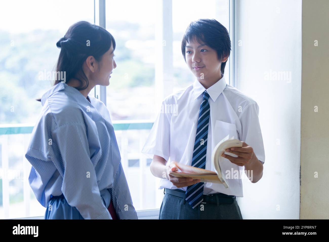 Junior high school students in class Stock Photo - Alamy