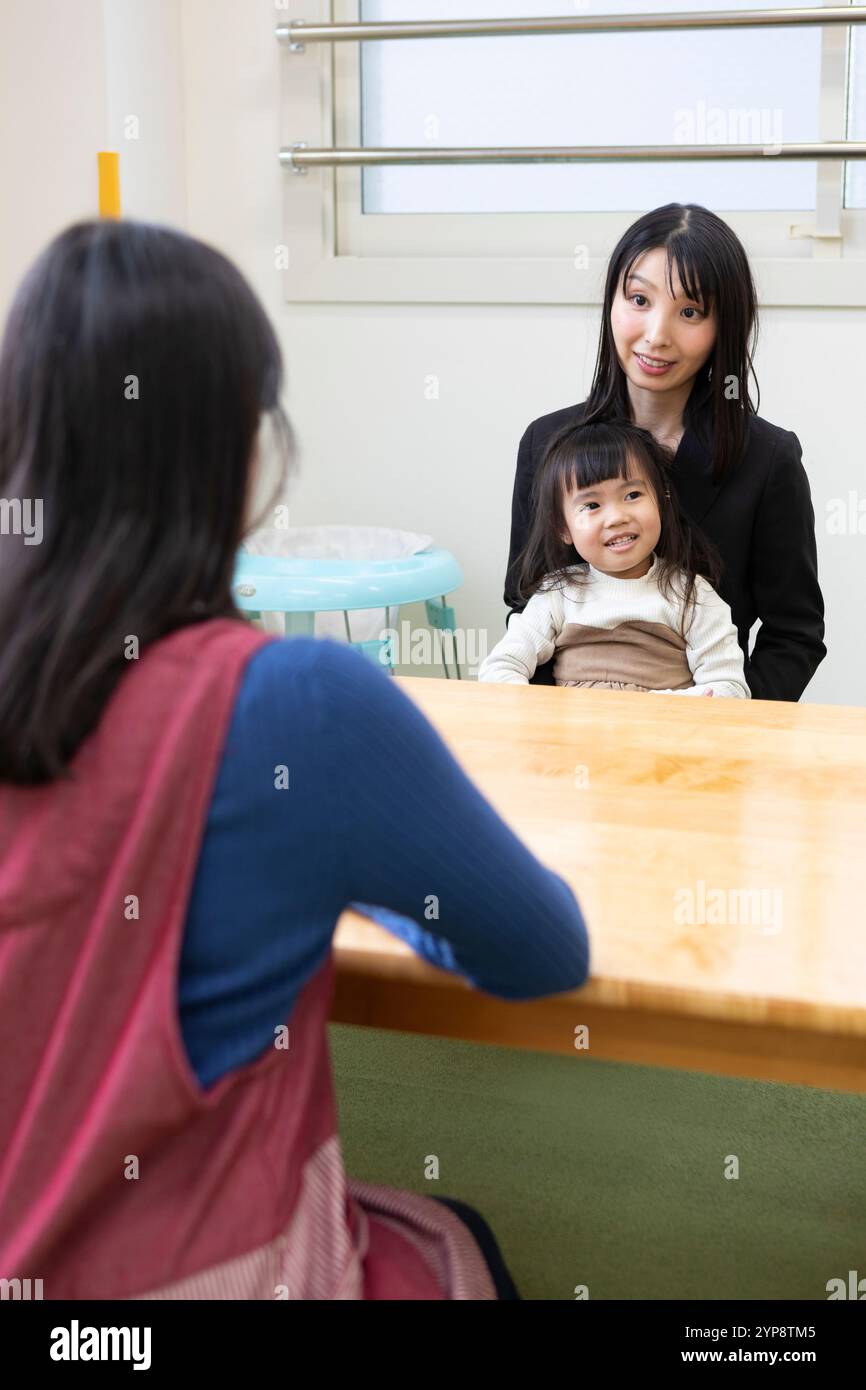 Scene of interview Stock Photo - Alamy