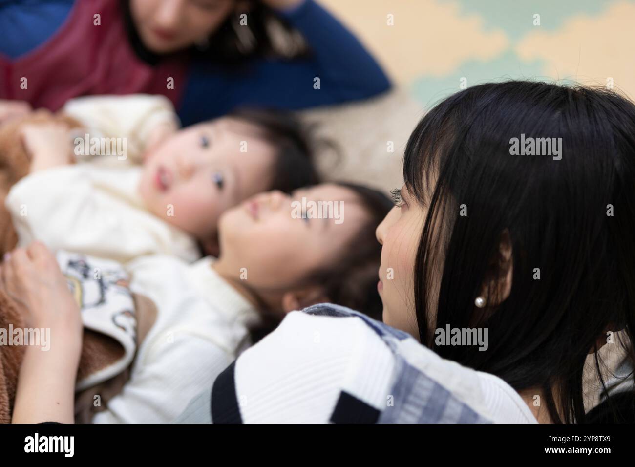 Children taking a nap at school hi-res stock photography and images - Alamy