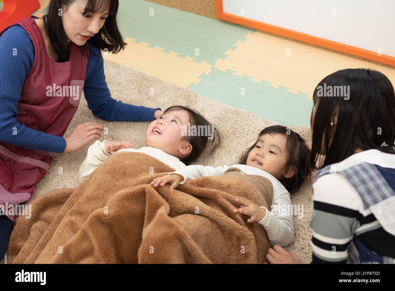 Children taking nap hi-res stock photography and images - Alamy