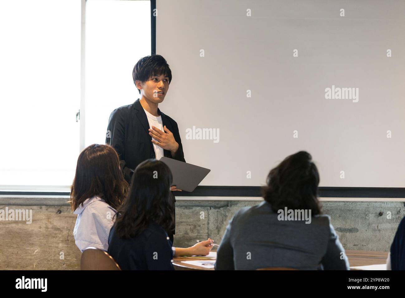 Scene of presentation Stock Photo - Alamy