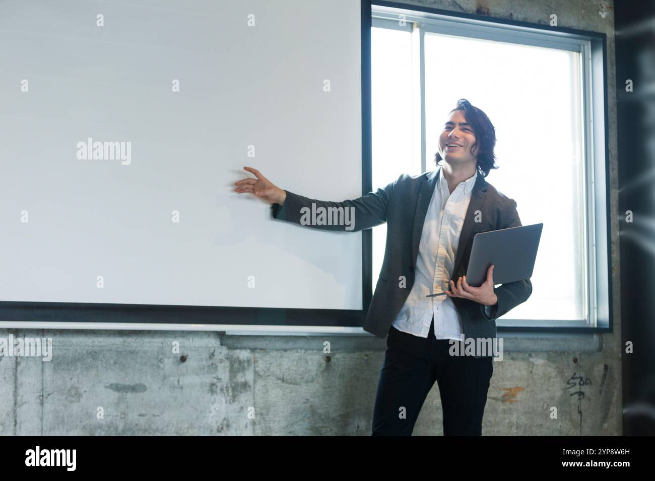 Scene of presentation Stock Photo - Alamy