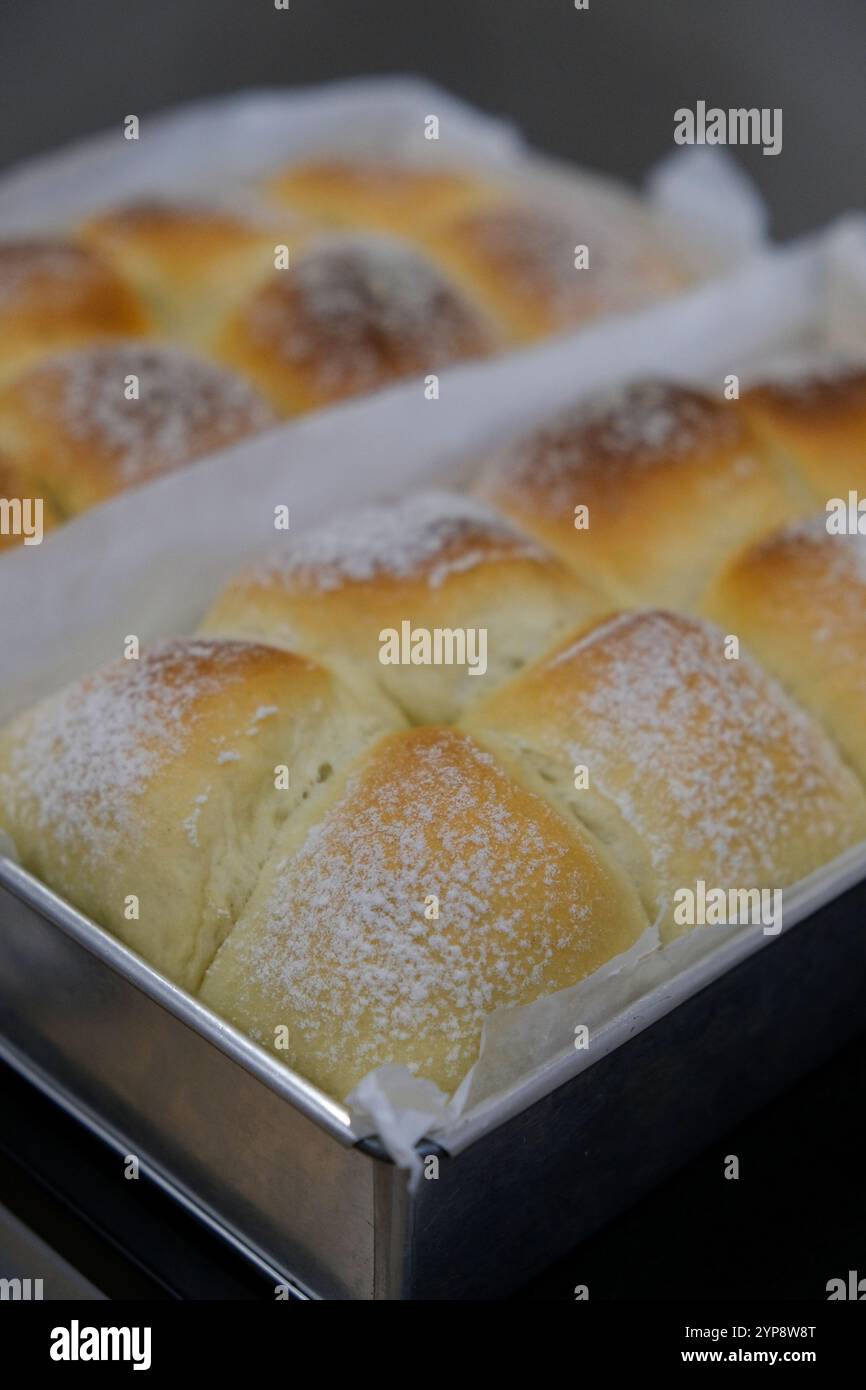 Homemade torn bread fresh from the oven Stock Photo - Alamy