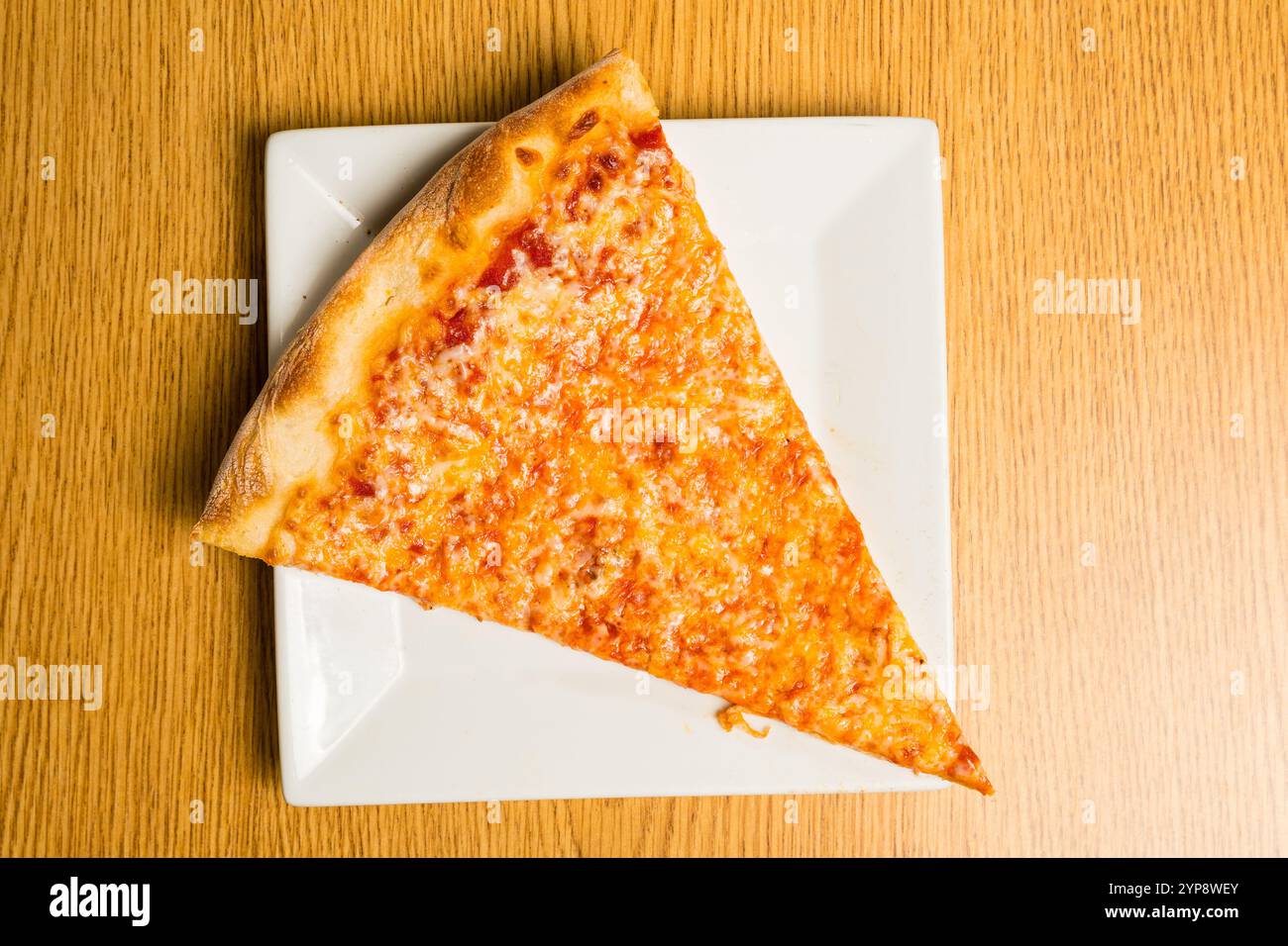 Slice of plain pizza Stock Photo - Alamy