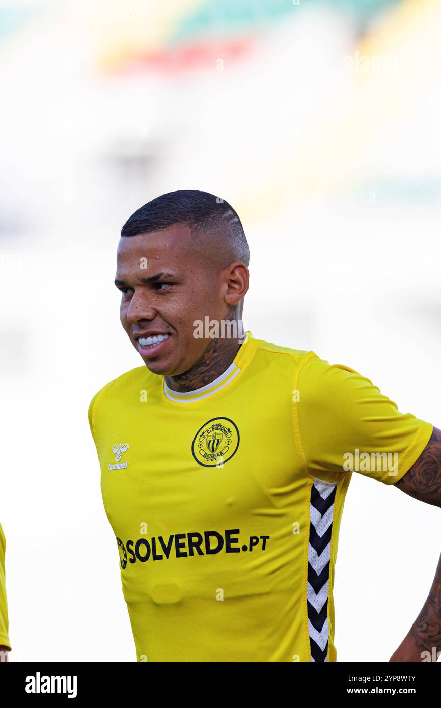 Gustavo Garcia (CD Nacional) seen during the Liga Portugal game between ...