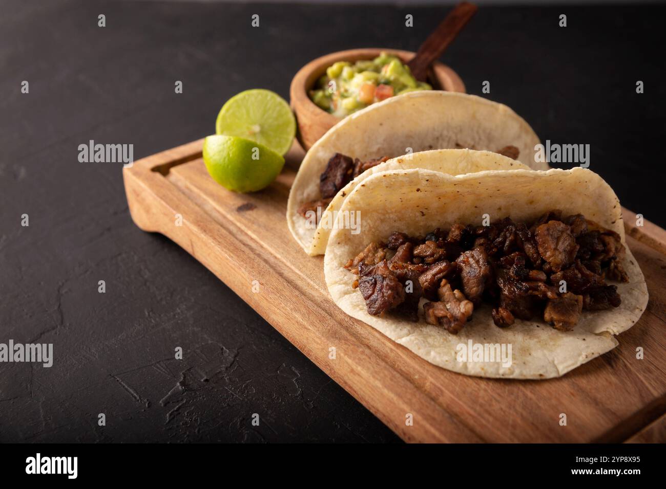 Beef steak tacos. Very popular taco in Mexico called Taco de Bistec or ...