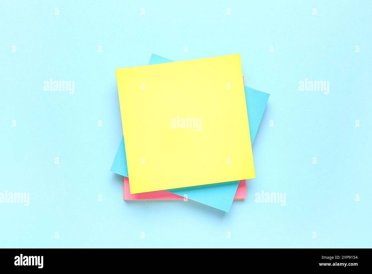 Sticky notes on blue background. Rules concept Stock Photo - Alamy