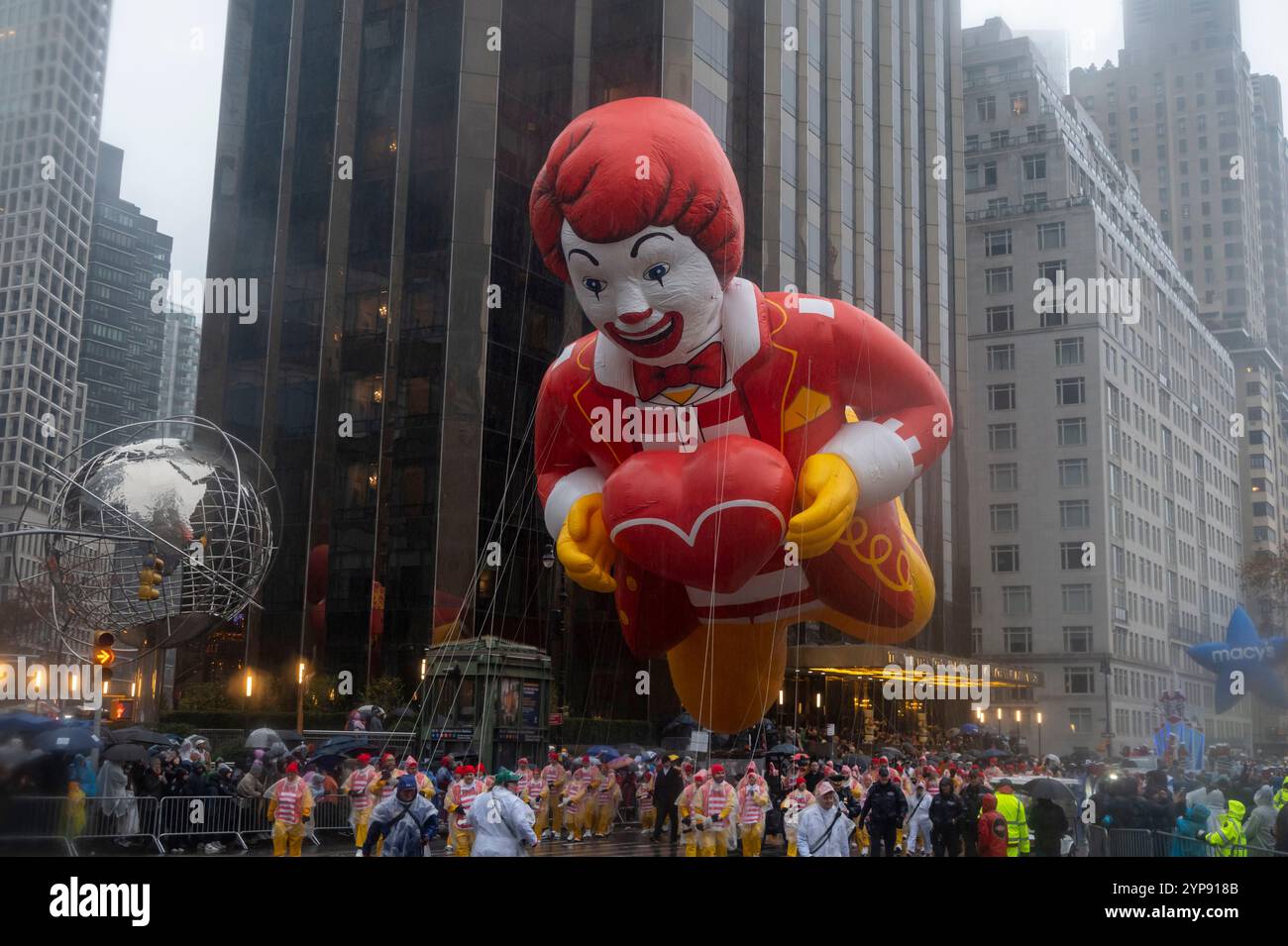 New York, United States. 28th Nov, 2024. McDonald's Ronald McDonald ...