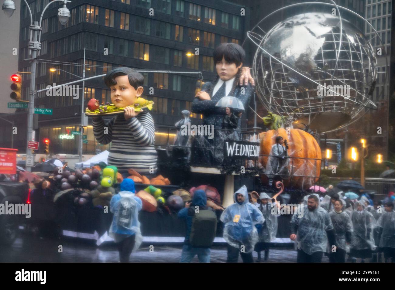 Netflix's Wednesday's Feast float moves through the Macy's Annual ...