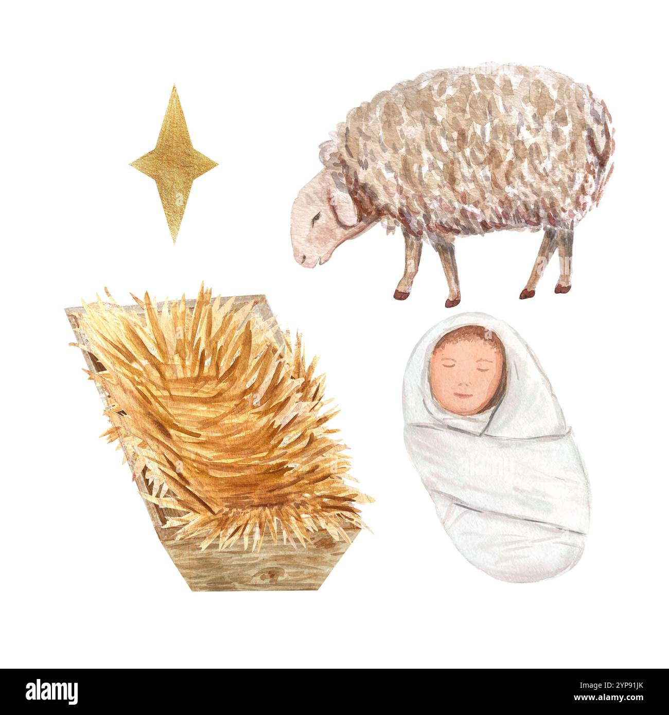 The manger and baby jesus hi-res stock photography and images - Alamy