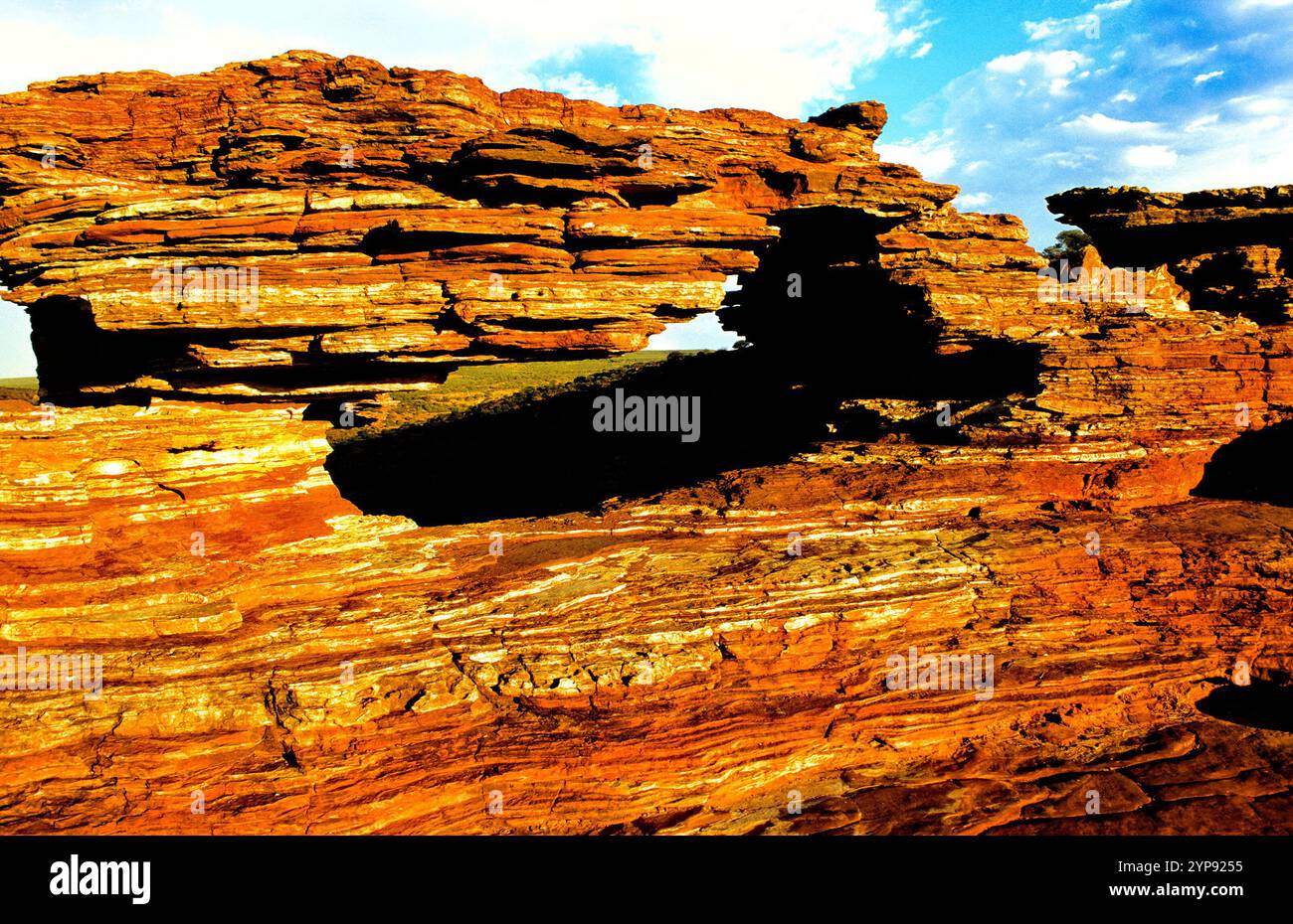 Natures window, mudstone formation, Murchison, Northwest Australia ...